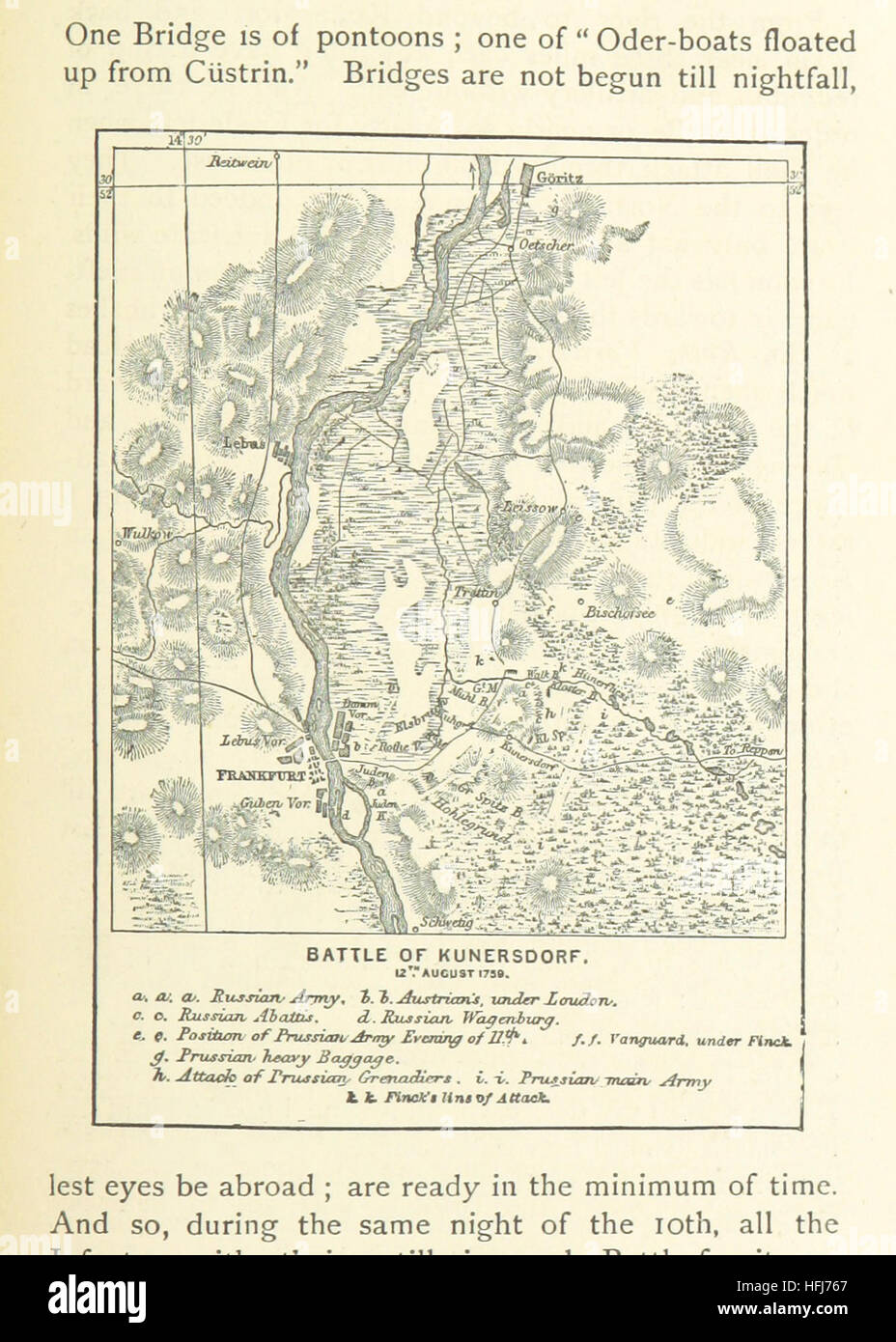 An image from 'The Battles of Frederick the Great,' focusing on key ...