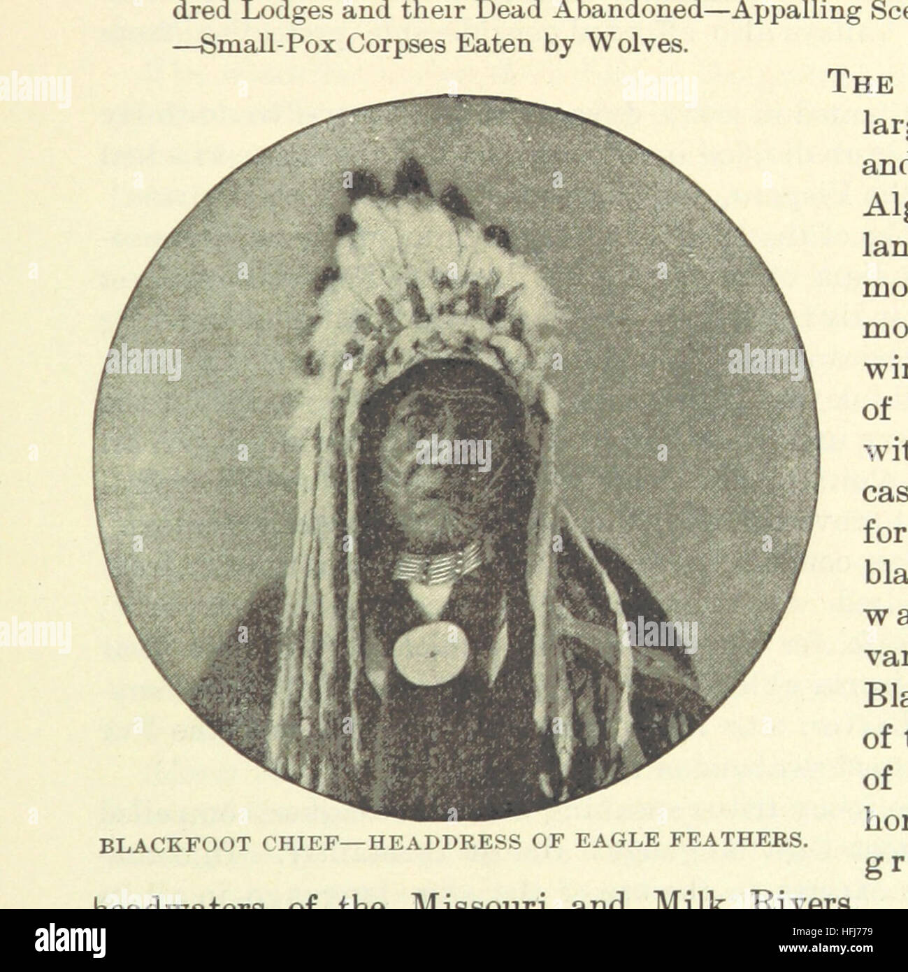 The image depicts a scene from 'Twenty Years among our Hostile Indians ...