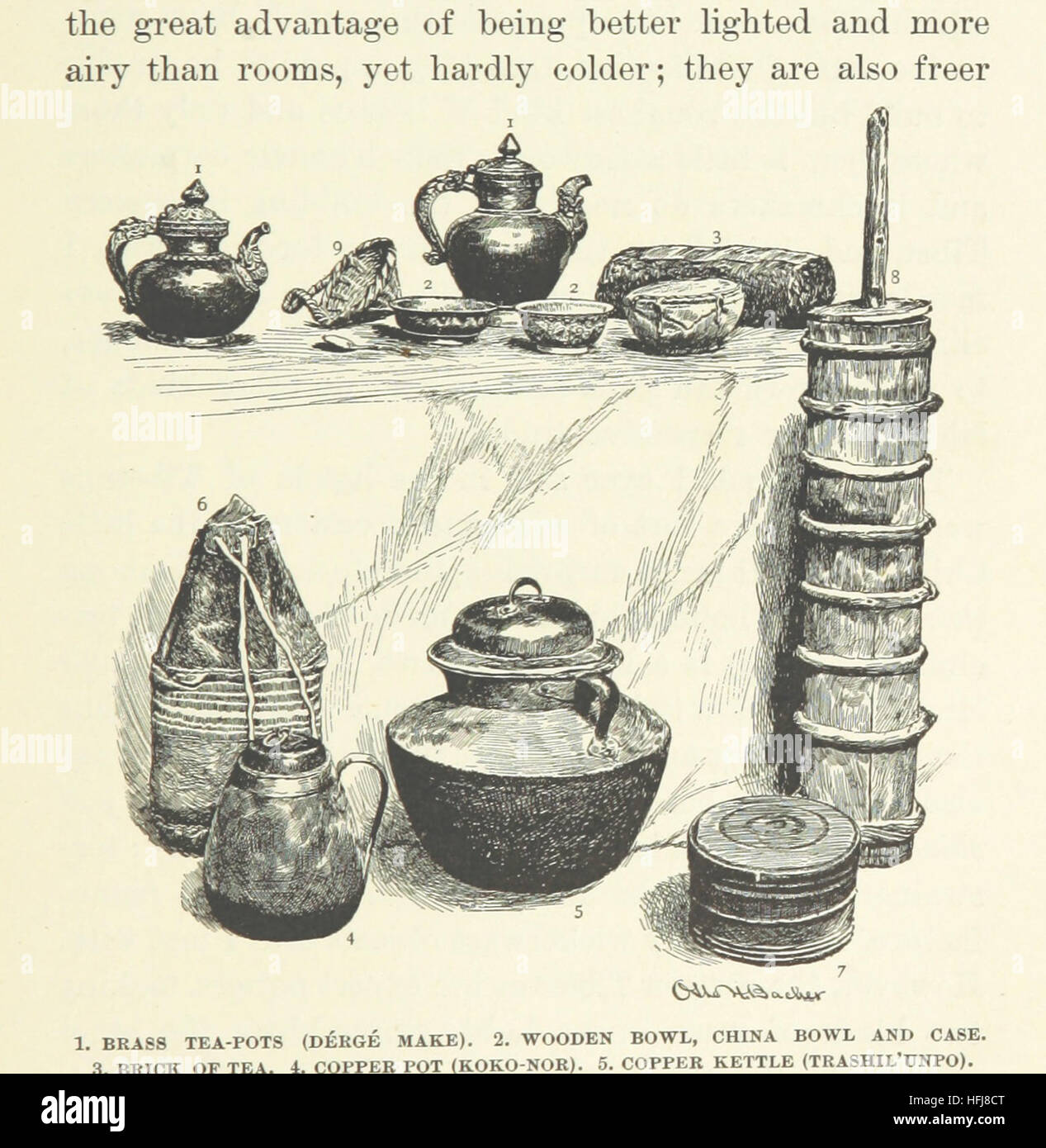 This image from 'The Land of the Lamas' documents a journey through ...