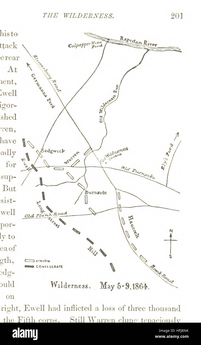 The image depicts an aerial perspective of the American Civil War ...