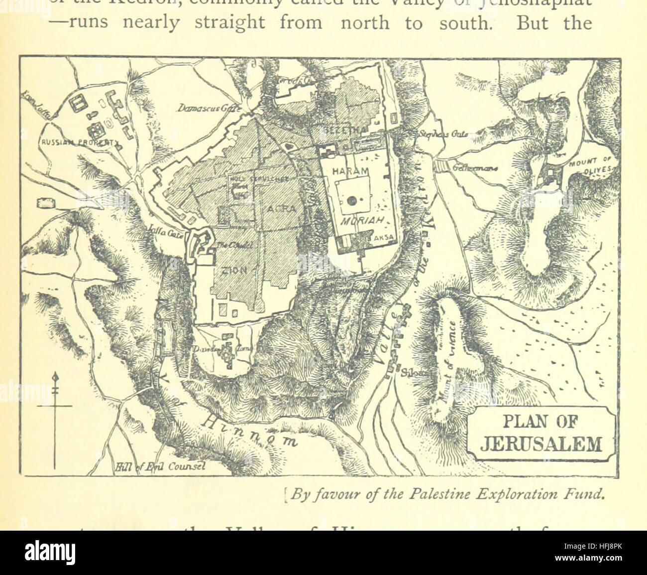 Bible map jerusalem city hi-res stock photography and images - Alamy
