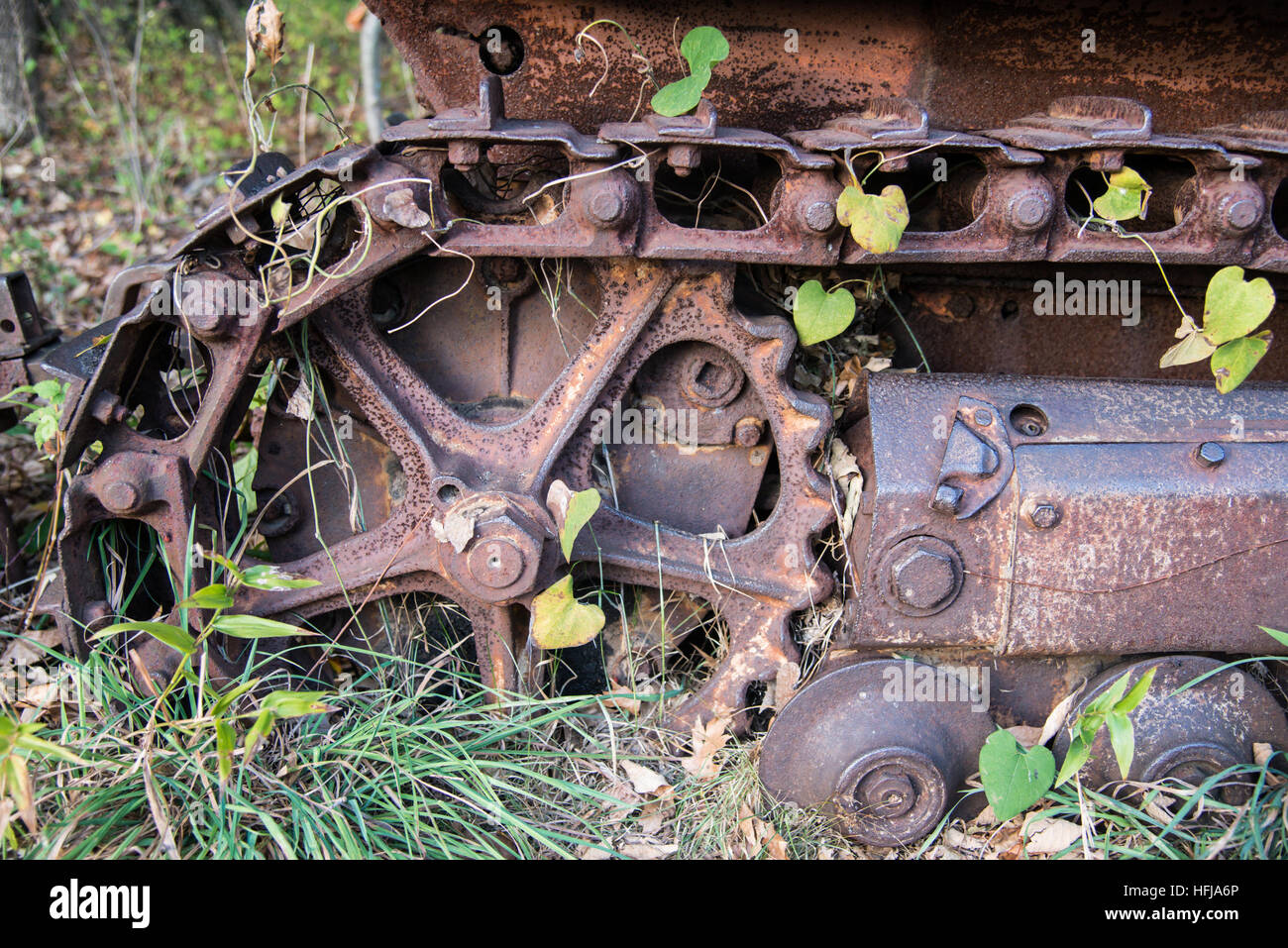 Rusty Farm Tractor Stock Photo - Alamy