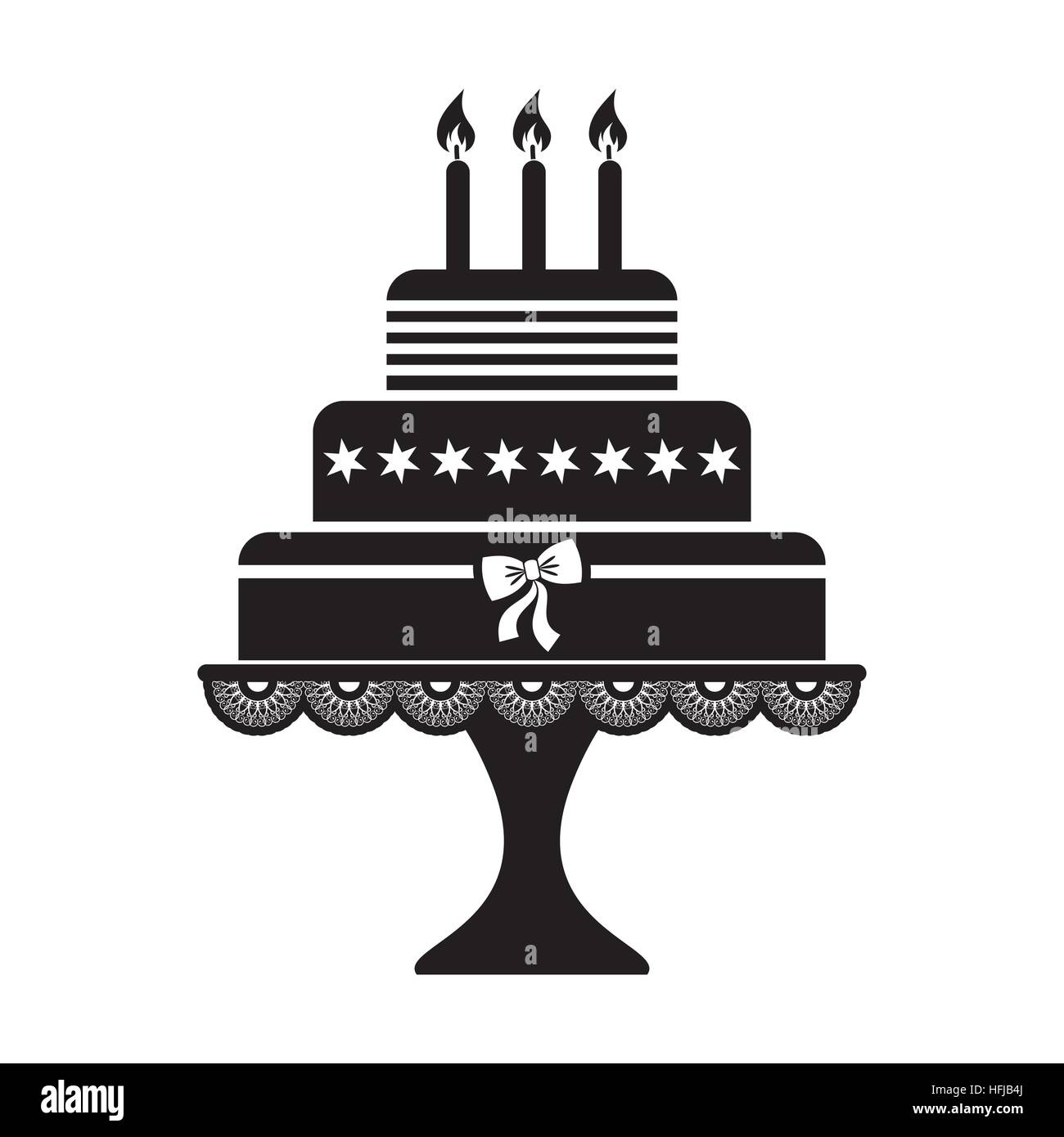 Birthday cake sprinkles on Stock Vector Images - Alamy