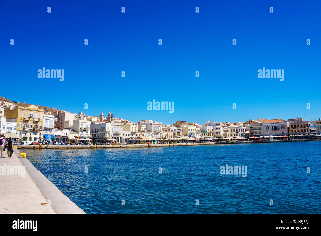 Port of syros hi-res stock photography and images - Alamy