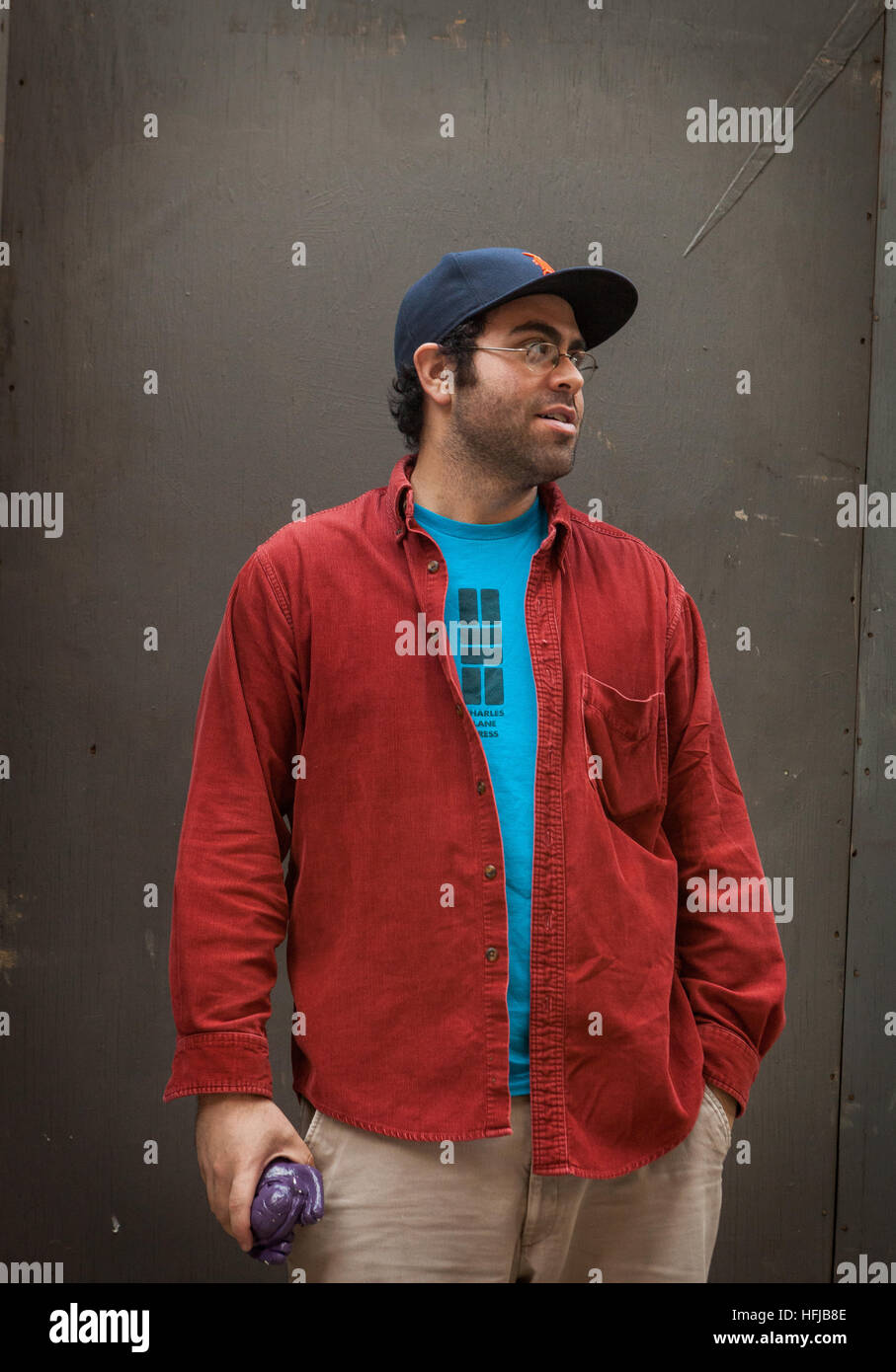 Artist Jason Polan in New York City, photographed in October, 2011 ...