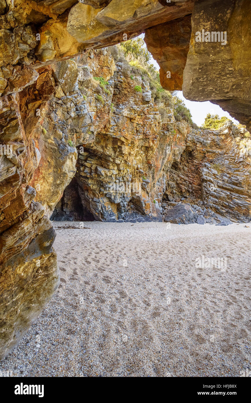 Milopotamos is a white pebbled beach with exotic crystal water of ...