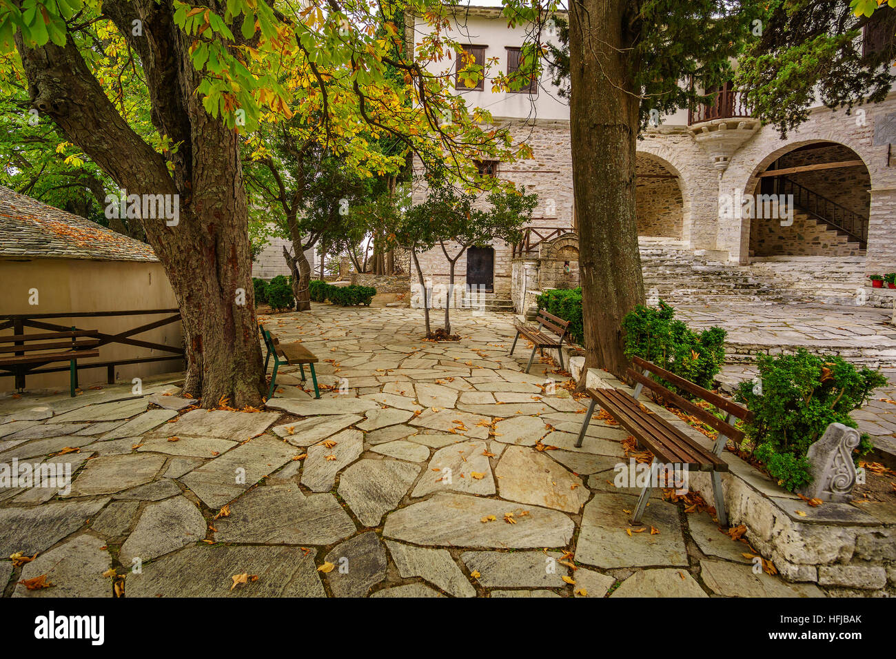 The picturesque village of Makrinitsa is a popular tourist destination ...