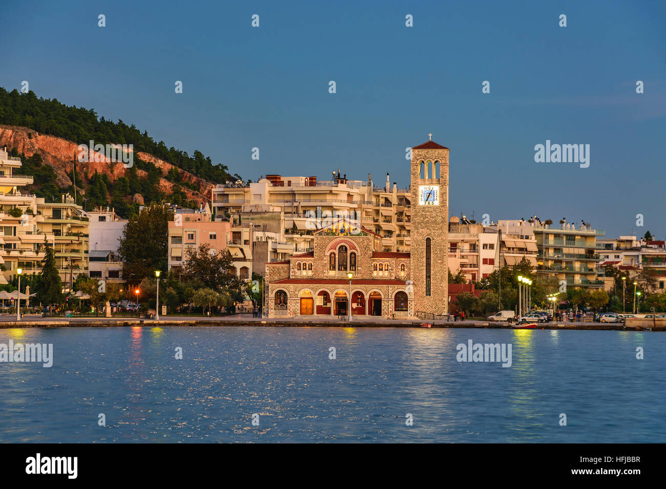 Saint Constantine and Helen church in Volos City. Magnesia - Greece ...