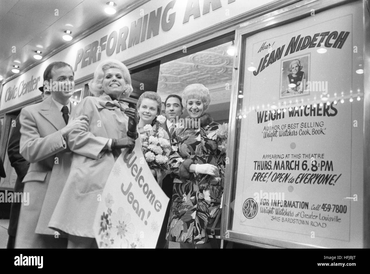 Jean Nidetch, cofounder of Weight Watchers, at a speaking engagement in ...