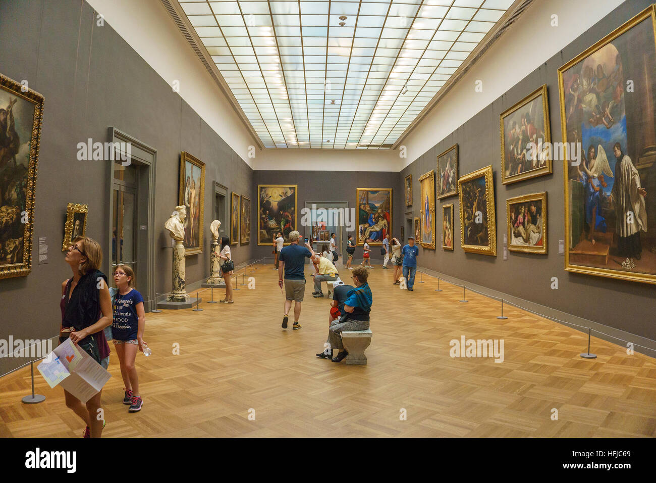 Exhibition hall in the metropolitan museum of art hi-res stock ...