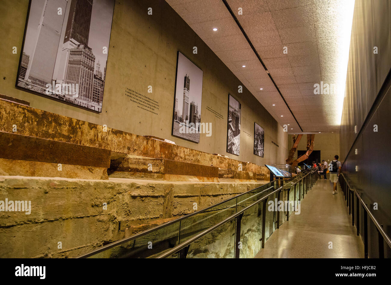 Interior of the 9/11 National Memorial Museum in New York City Stock ...