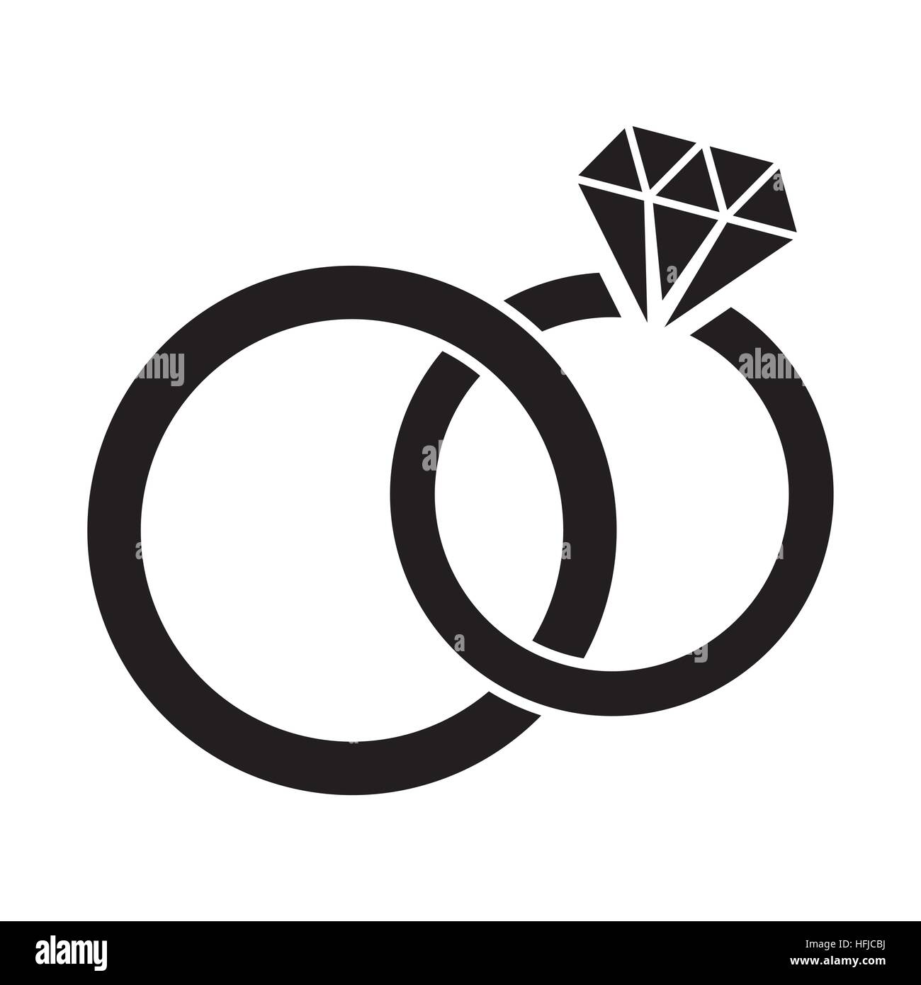 Wedding rings hand bride Stock Vector Images - Alamy