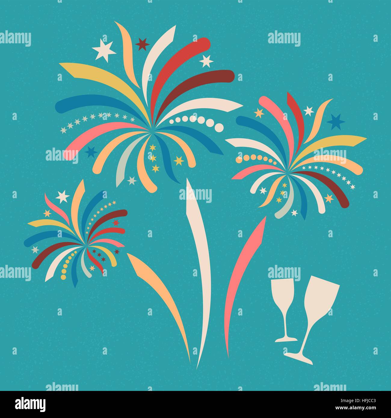 Bang orange fireworks Stock Vector Images - Alamy