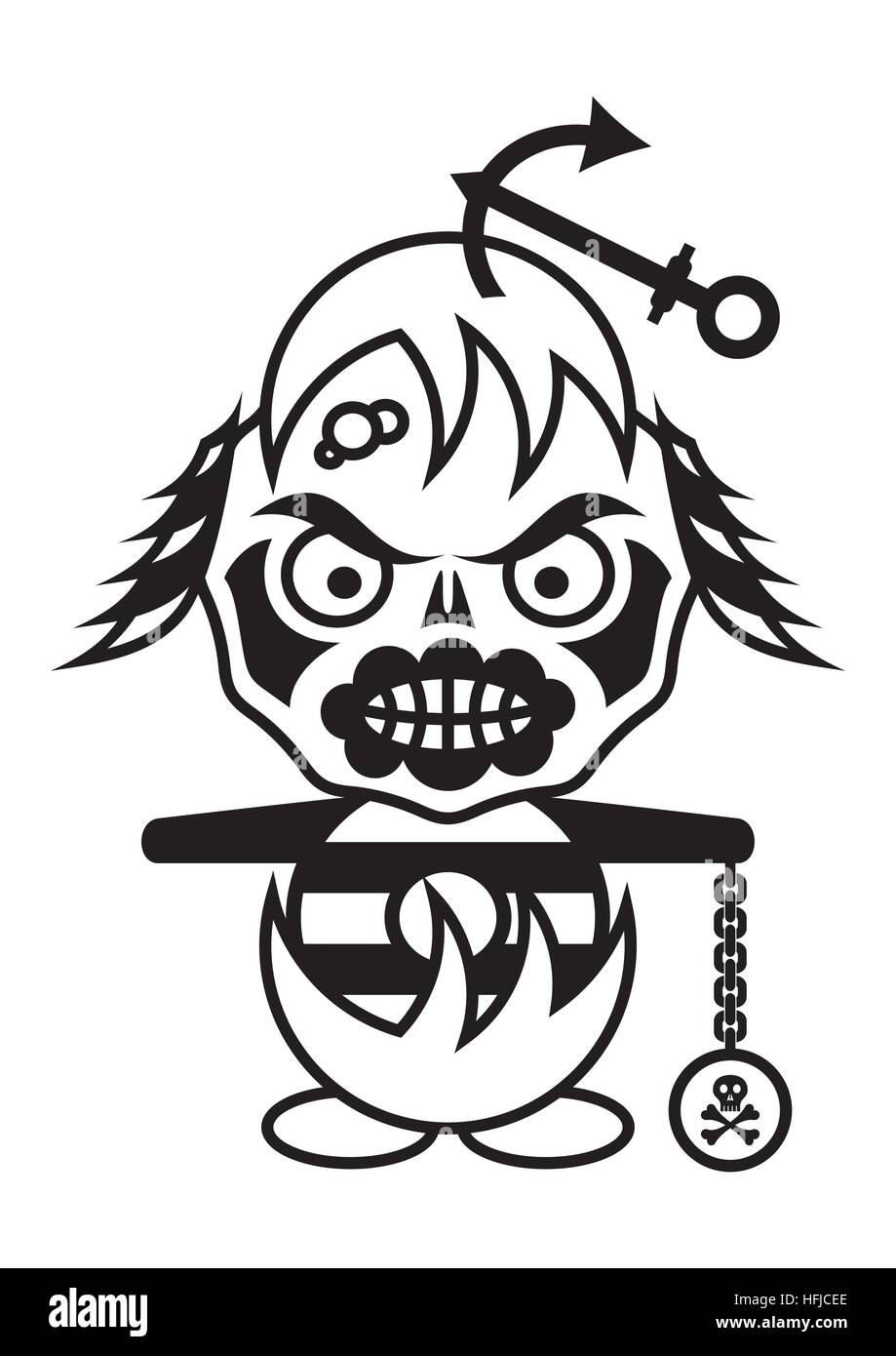 Sea monster man Stock Vector Images - Alamy