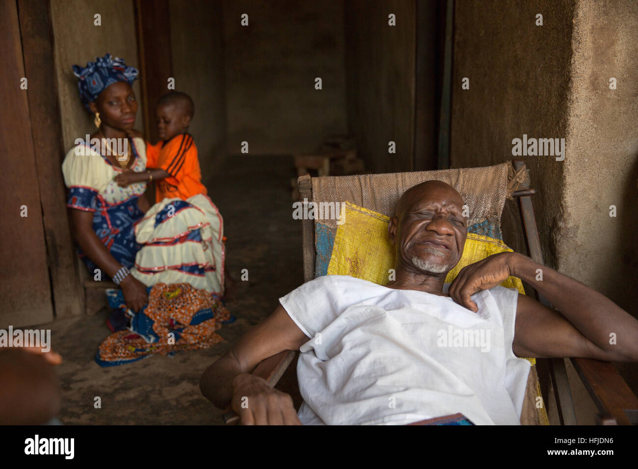 Village chief africa hi-res stock photography and images - Alamy