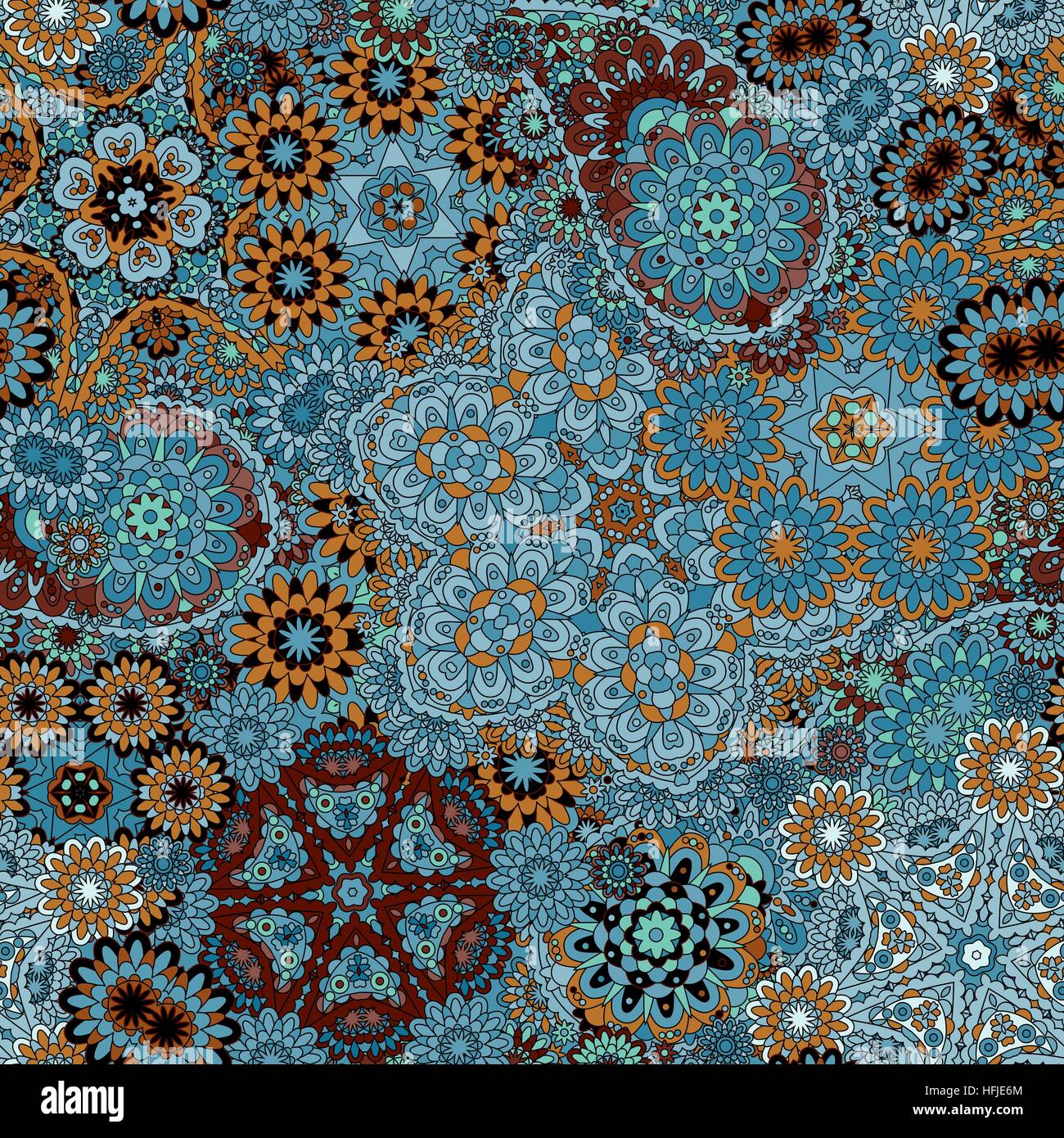 beautiful colorful paisley seamless background Stock Vector Image & Art ...