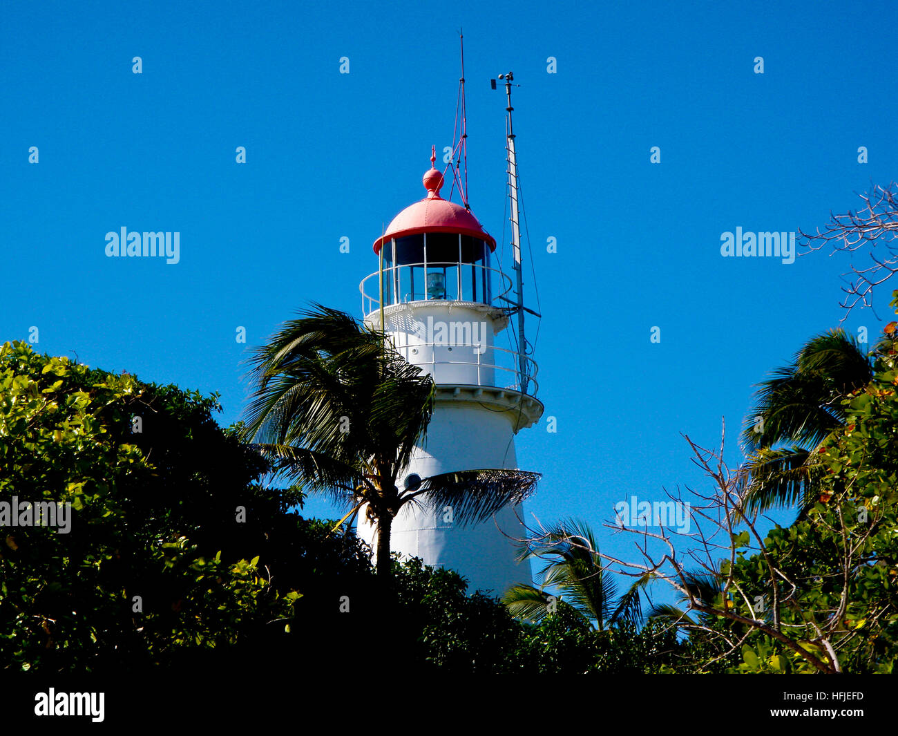 Elliot Island Lighthouse Stock Photo - Alamy