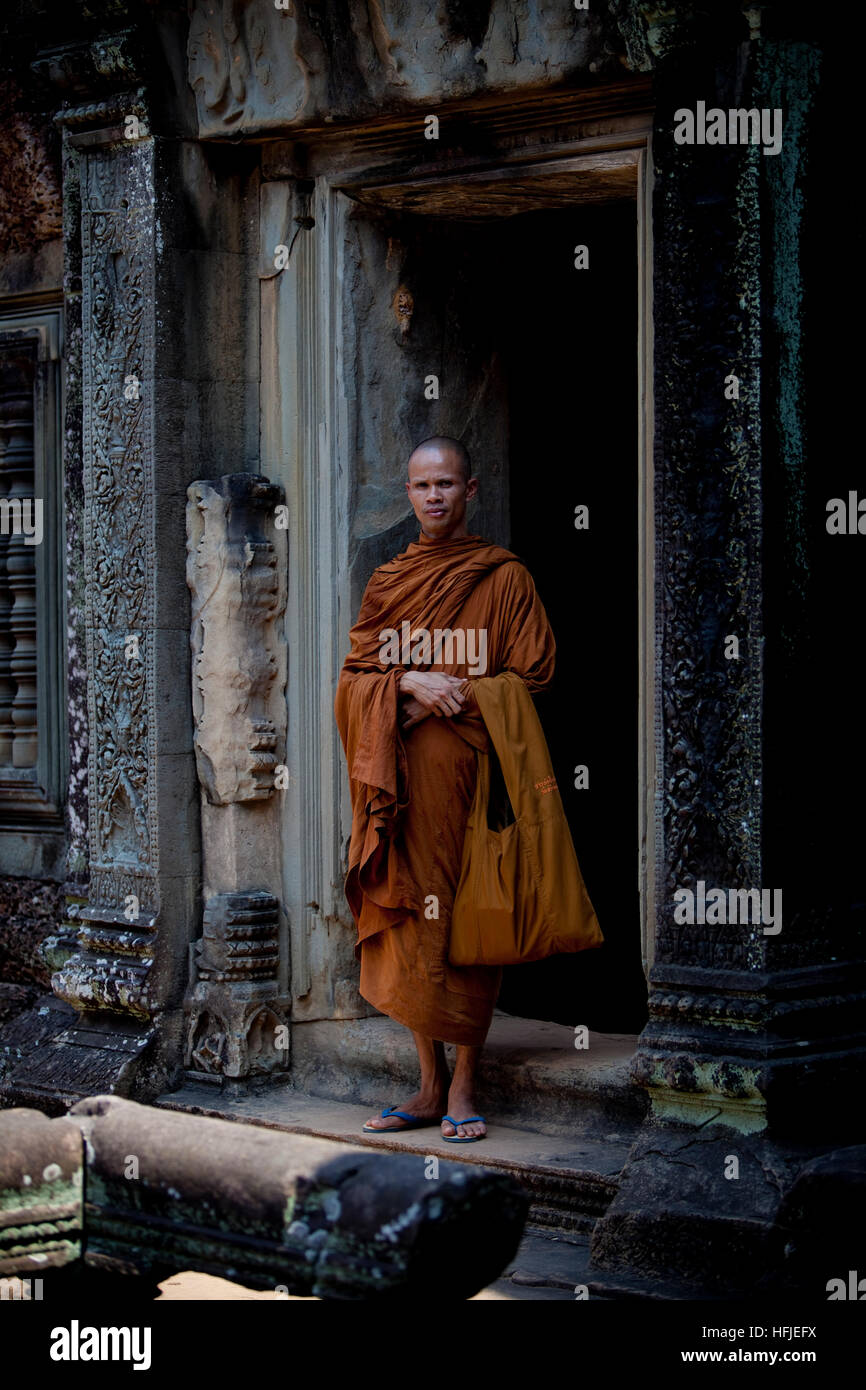 Laos laughing monks hi-res stock photography and images - Alamy
