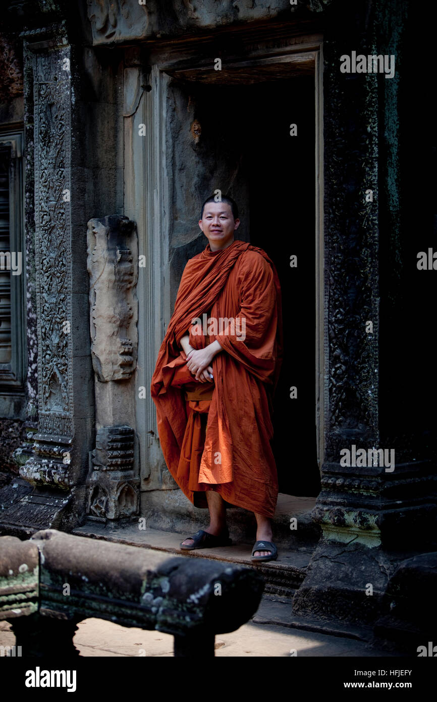 Laos laughing monks hi-res stock photography and images - Alamy
