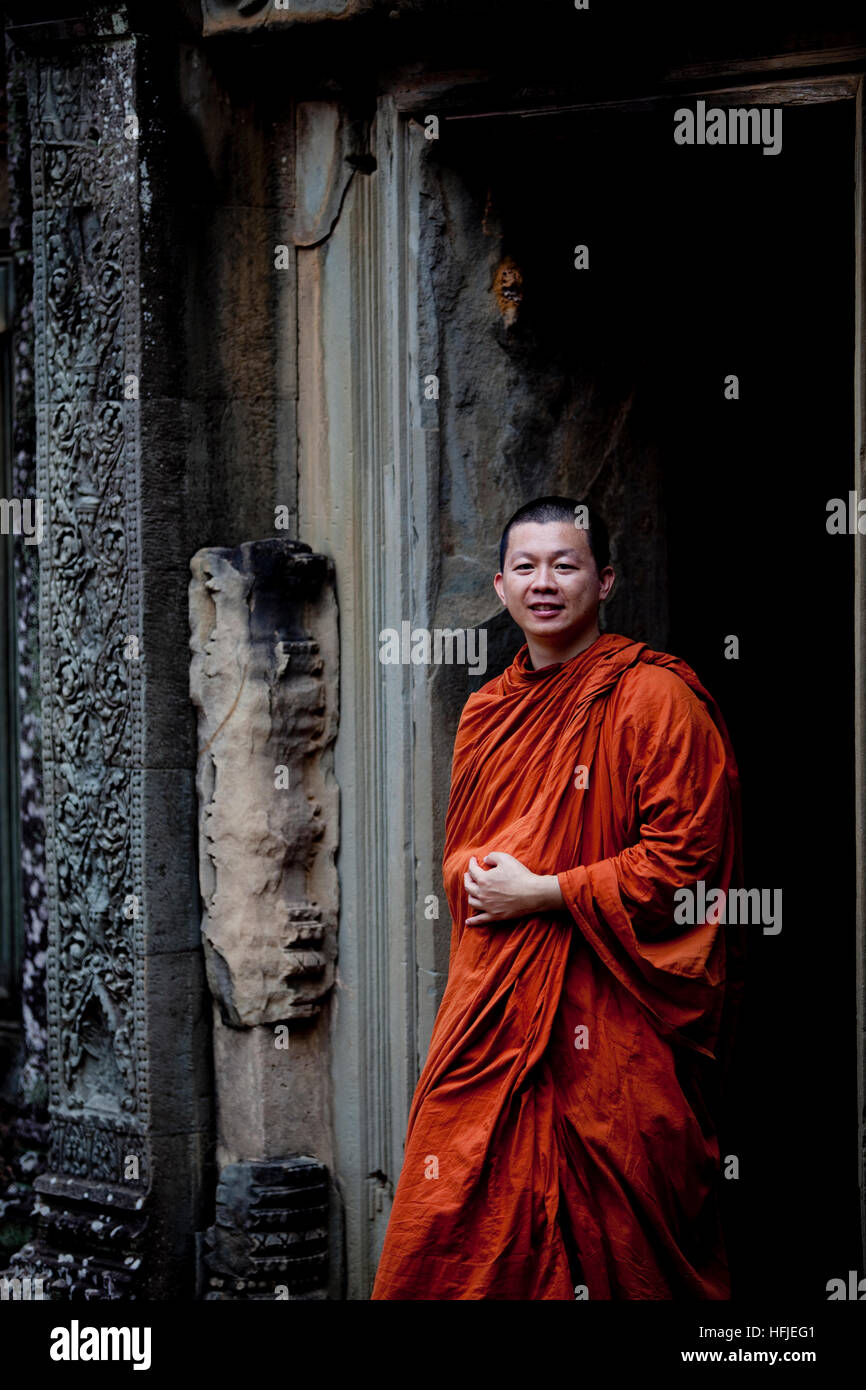 Laos laughing monks hi-res stock photography and images - Alamy