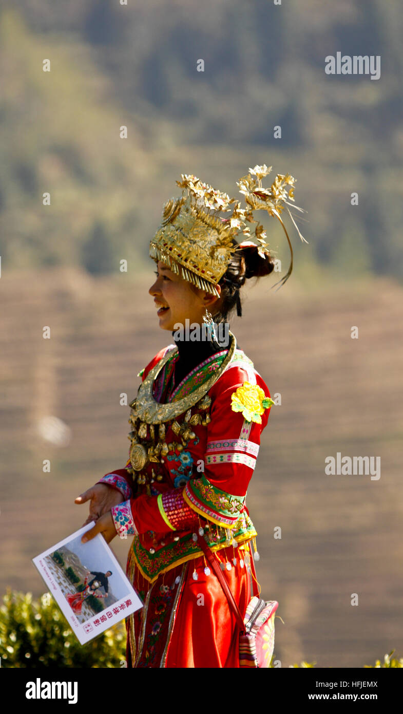 Local Village in China, Women Posing for Photo Stock Photo - Alamy