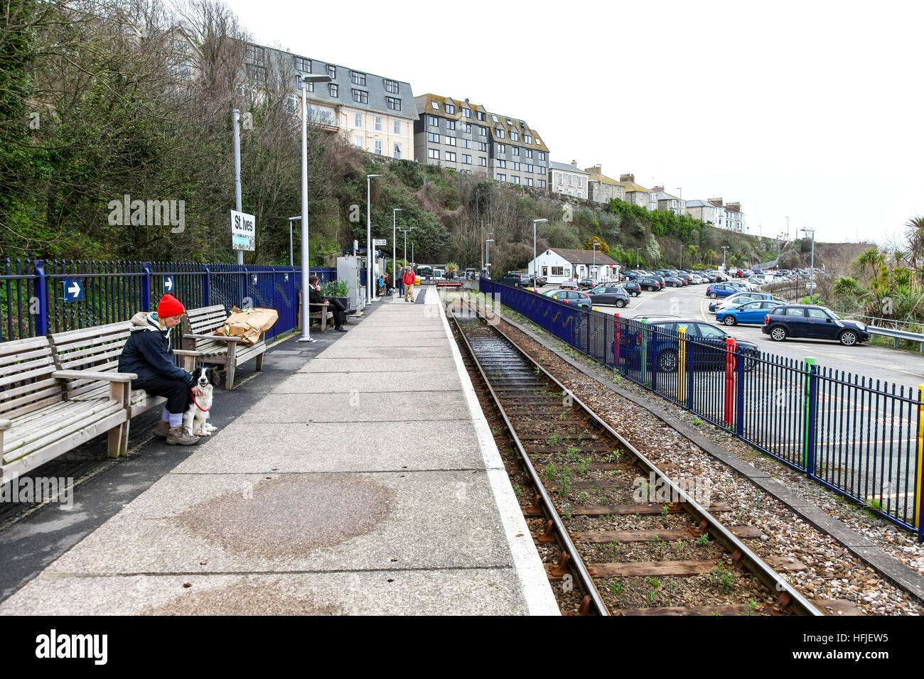 St. Ives train station Cornwall South West England UK Stock Photo - Alamy
