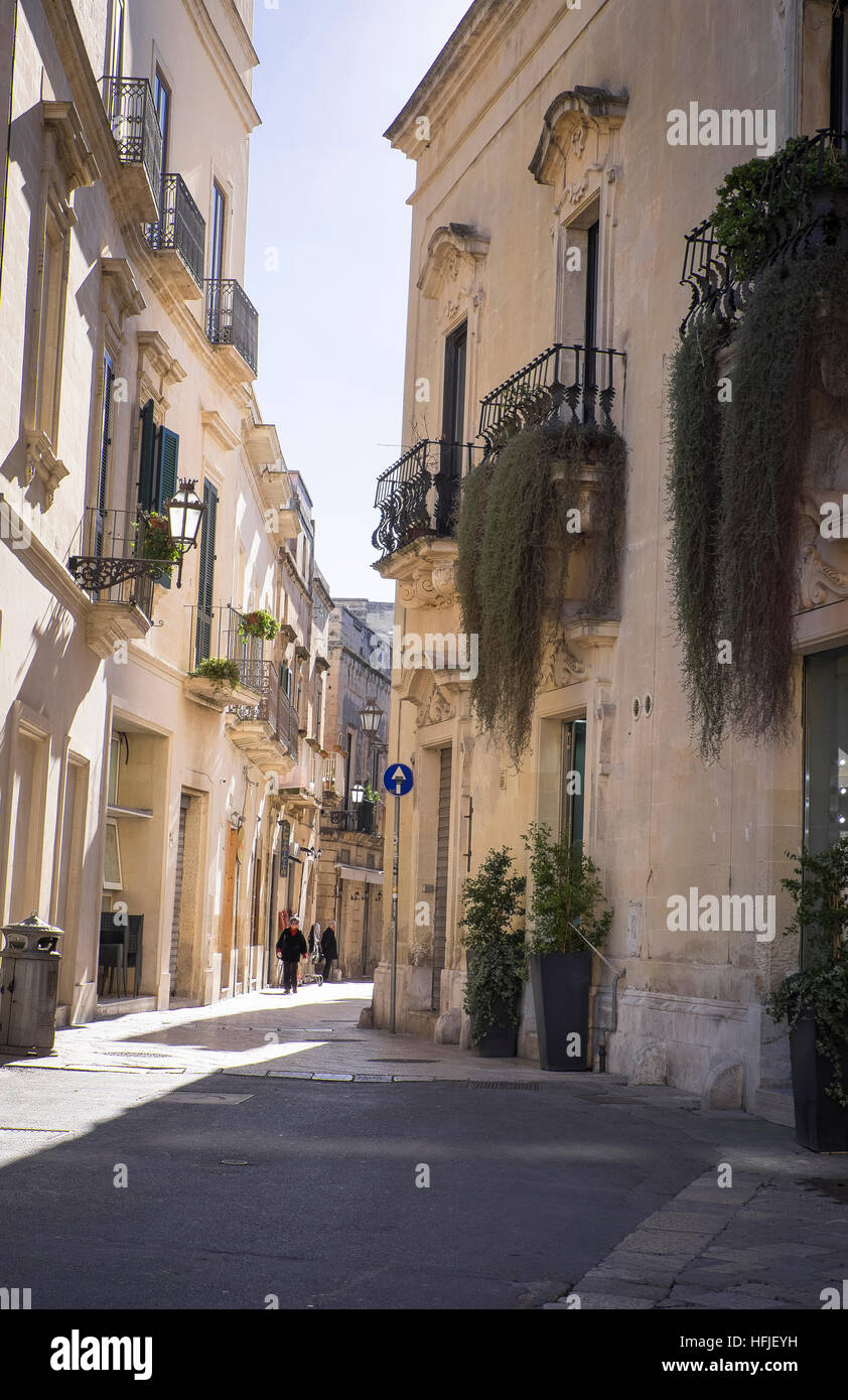 beautiful city of Lecce in Apulia,Italy Stock Photo - Alamy