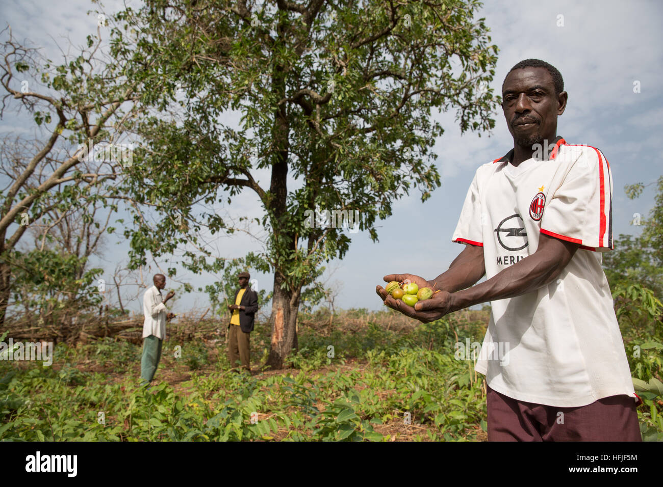 Koumban village, Guinea, 2nd May 2015; This area is above the proposed ...