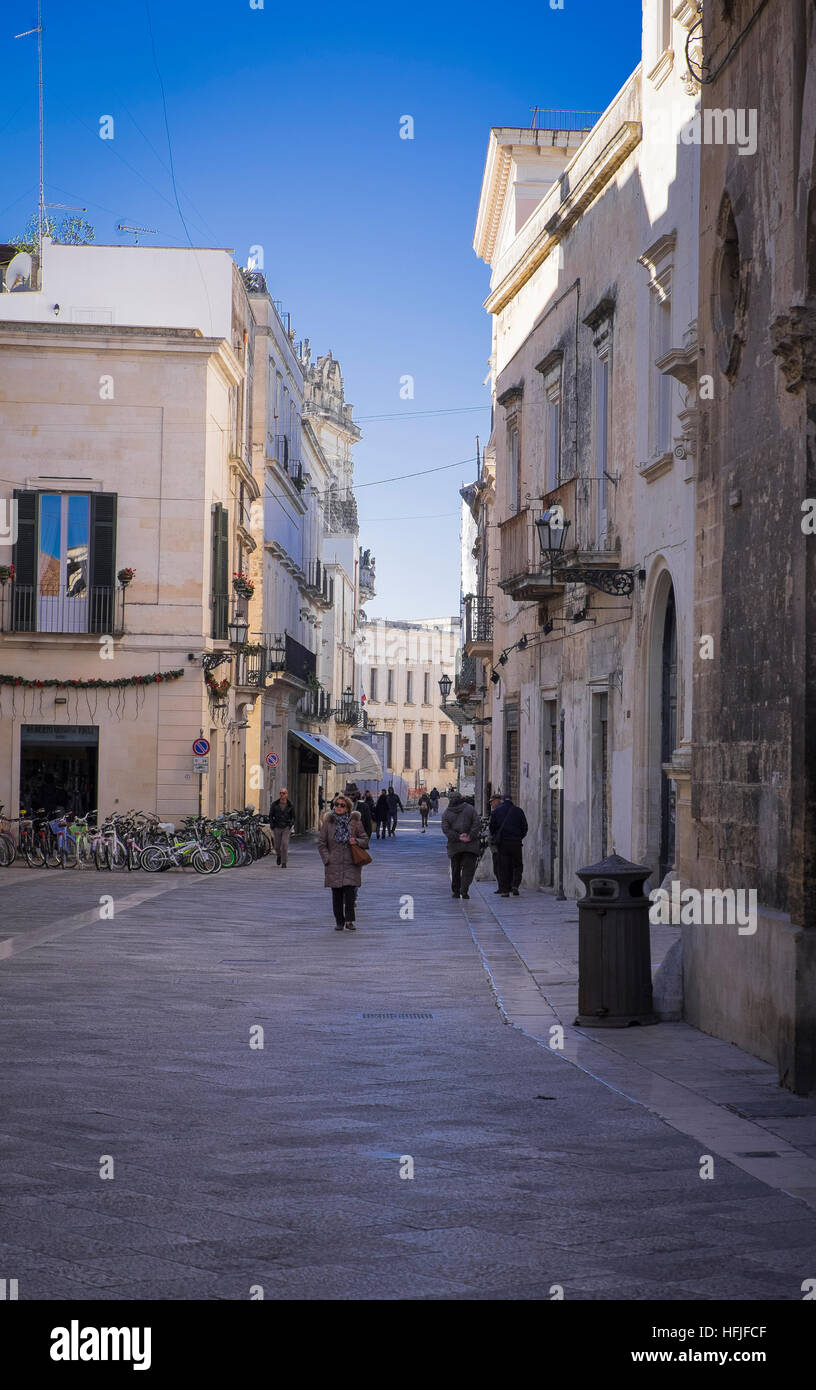 beautiful city of Lecce in Apulia,Italy Stock Photo - Alamy