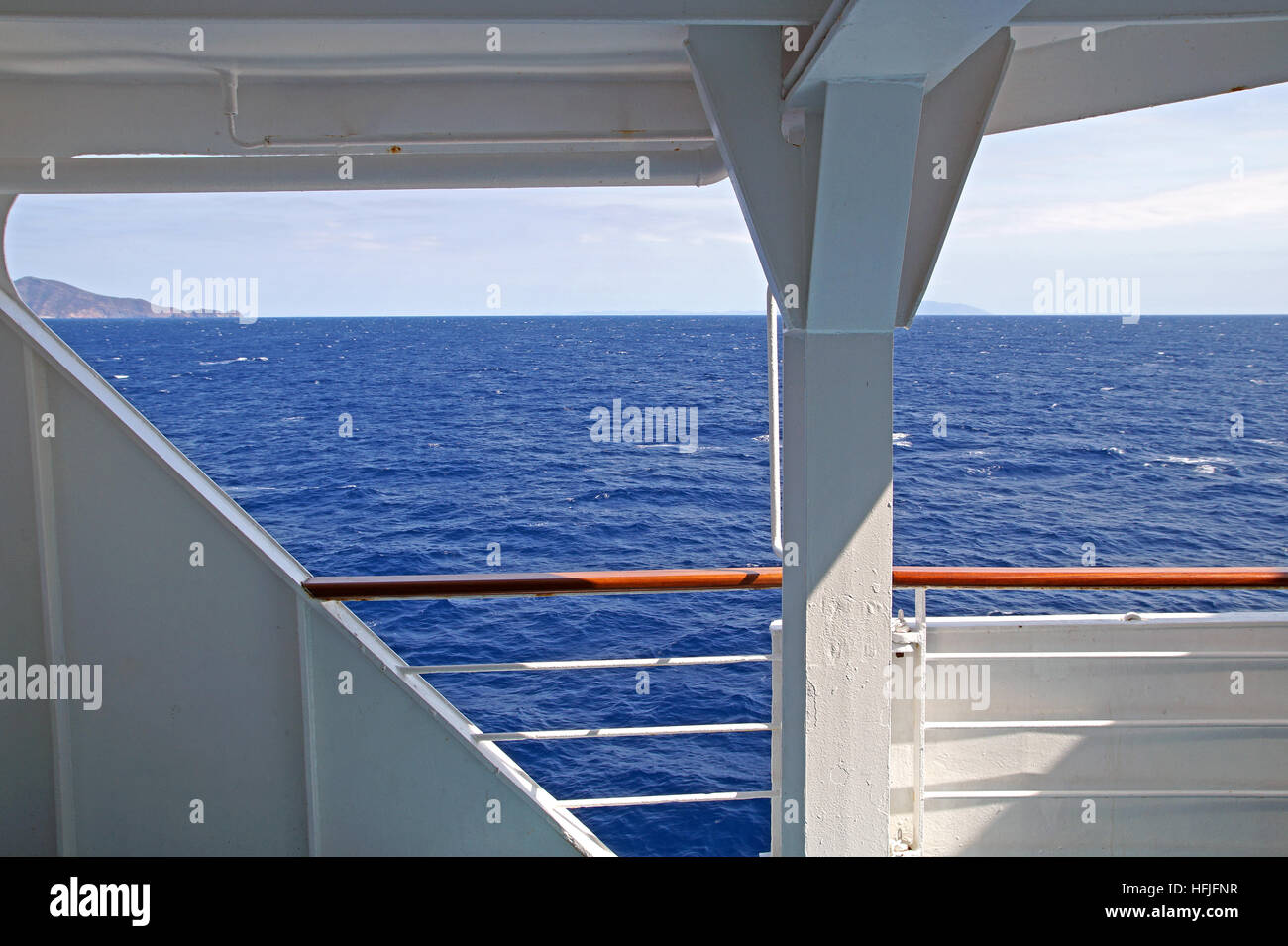 views of the sea from the boat Stock Photo - Alamy