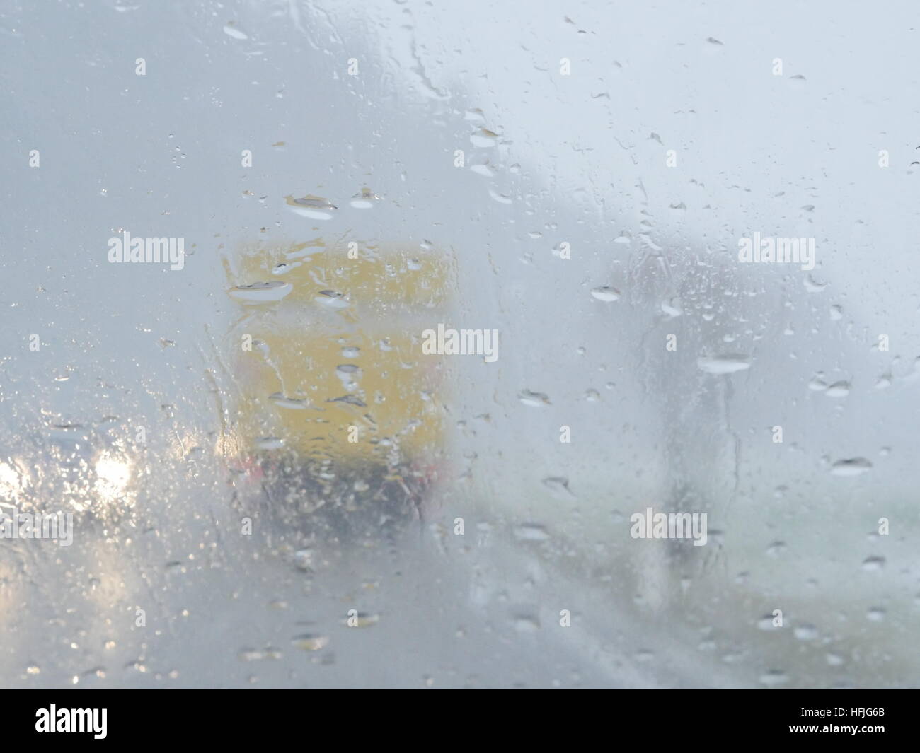 Car windscreen view traffic hi-res stock photography and images - Alamy