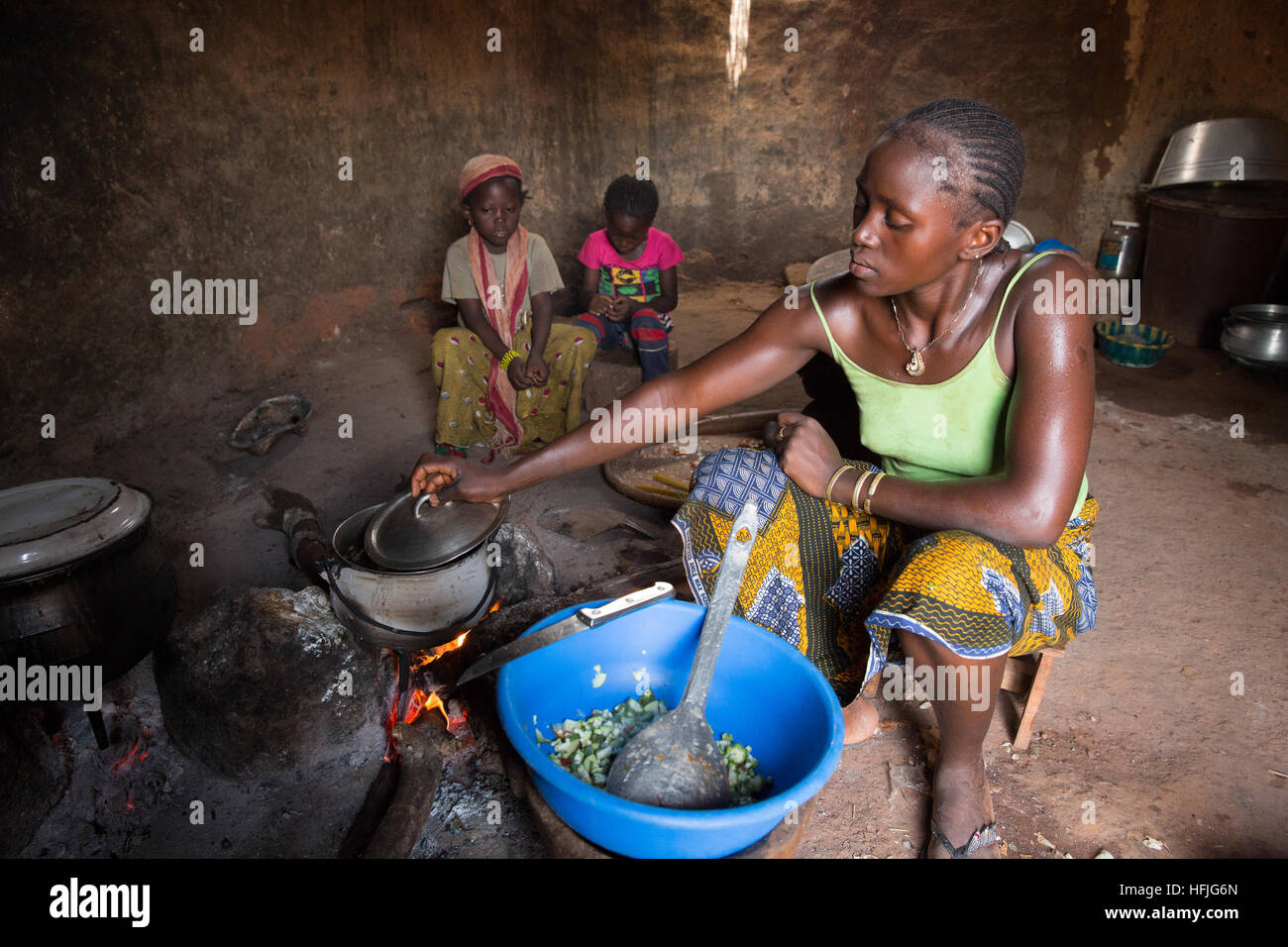 Koumban village, Guinea, May 2015; Makany Traoré, 23, married with 3 ...
