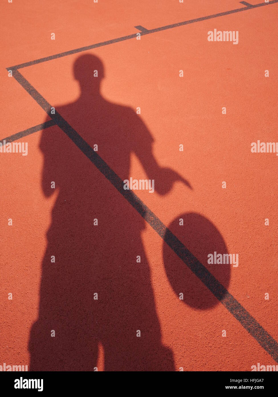 basketball player shadow Stock Photo - Alamy