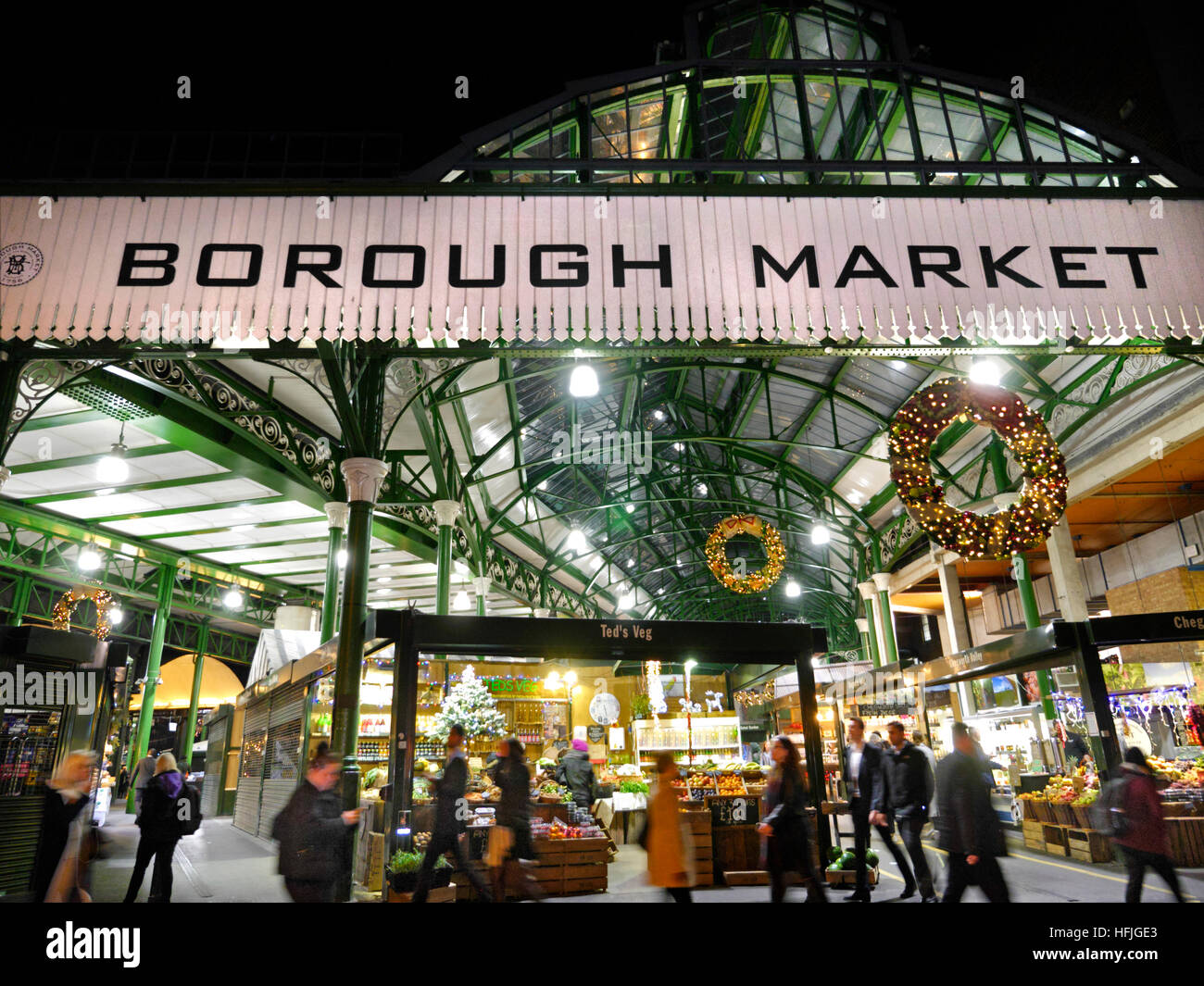 Borough market christmas hi-res stock photography and images - Alamy