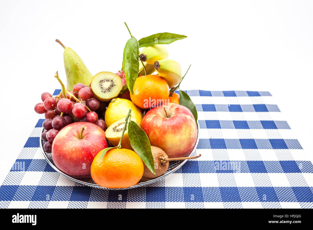 Iron fruit basket different fruits hi-res stock photography and images ...