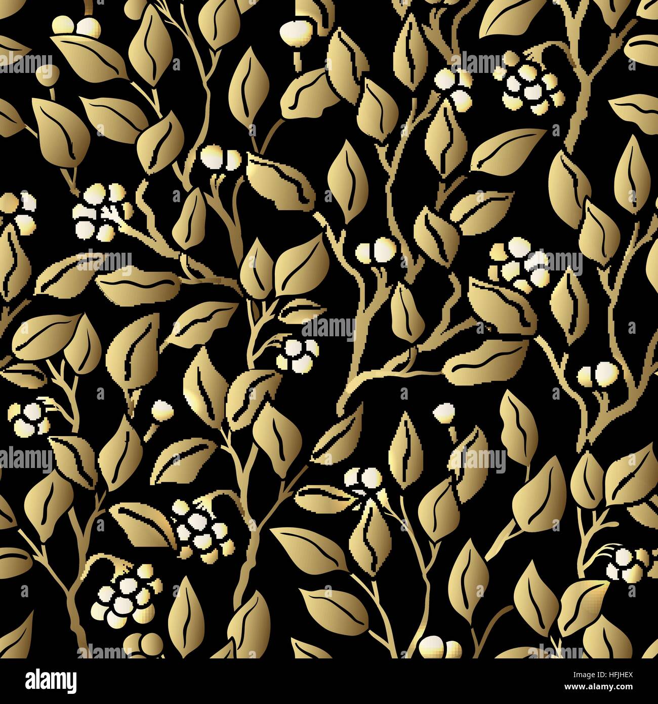 Stylized leaf pattern hi-res stock photography and images - Alamy