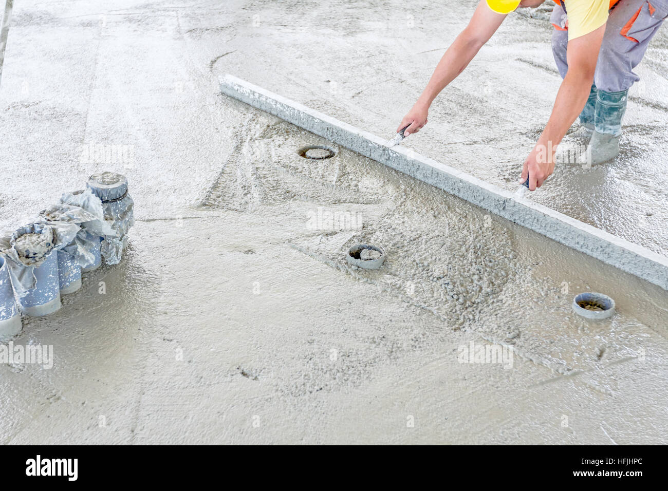 Concrete smooth float finish hi-res stock photography and images - Alamy
