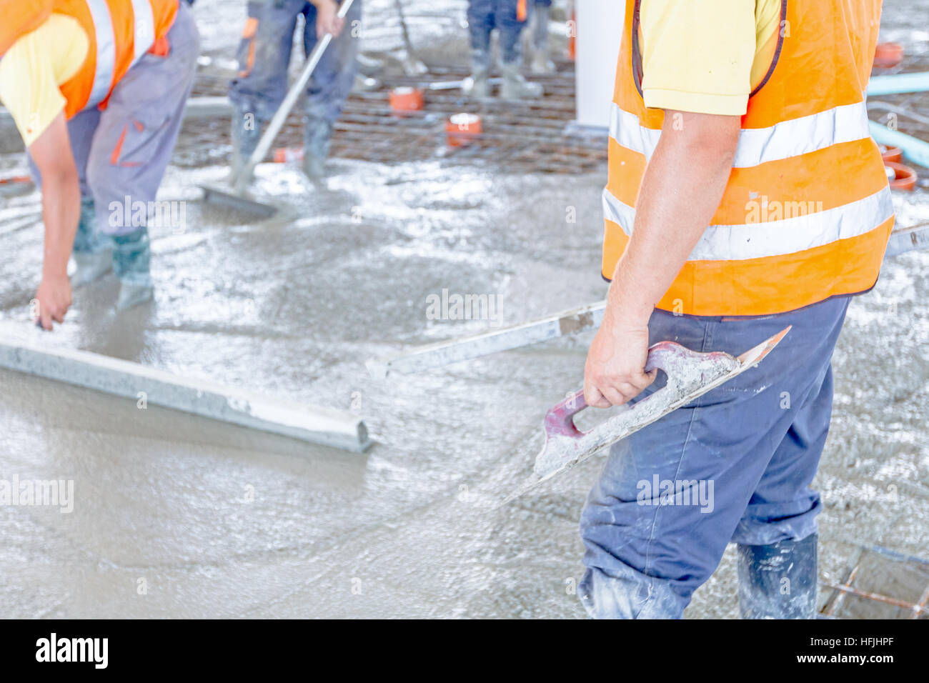 Concrete smooth float finish hi-res stock photography and images - Alamy