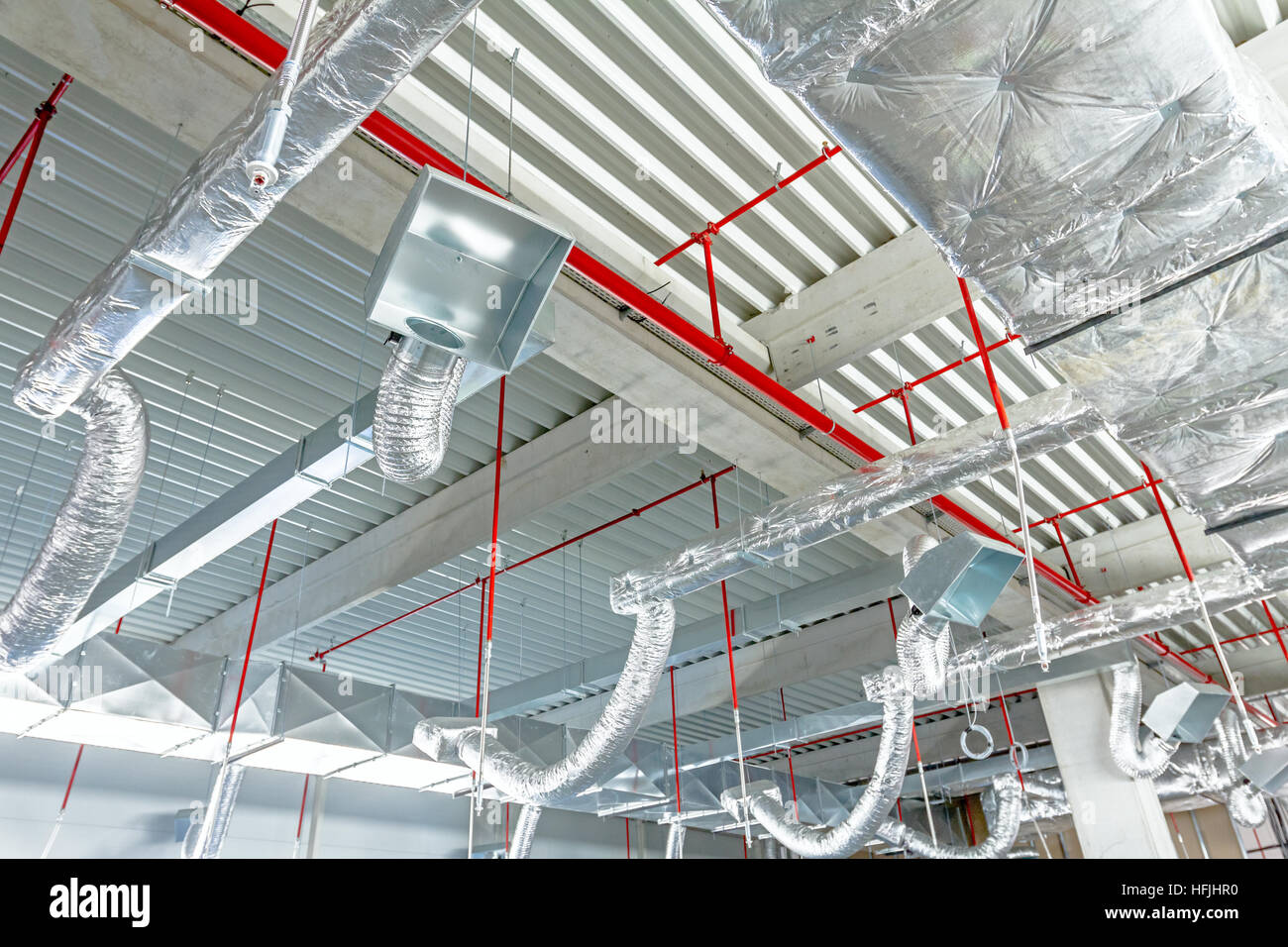 Silver Pipes Metal Plumbing High Resolution Stock Photography and ...