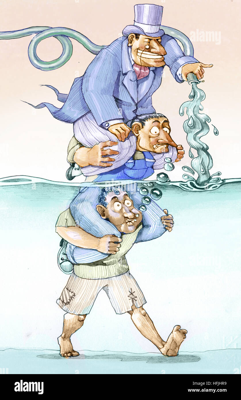 The rich and the poor hi-res stock photography and images - Alamy