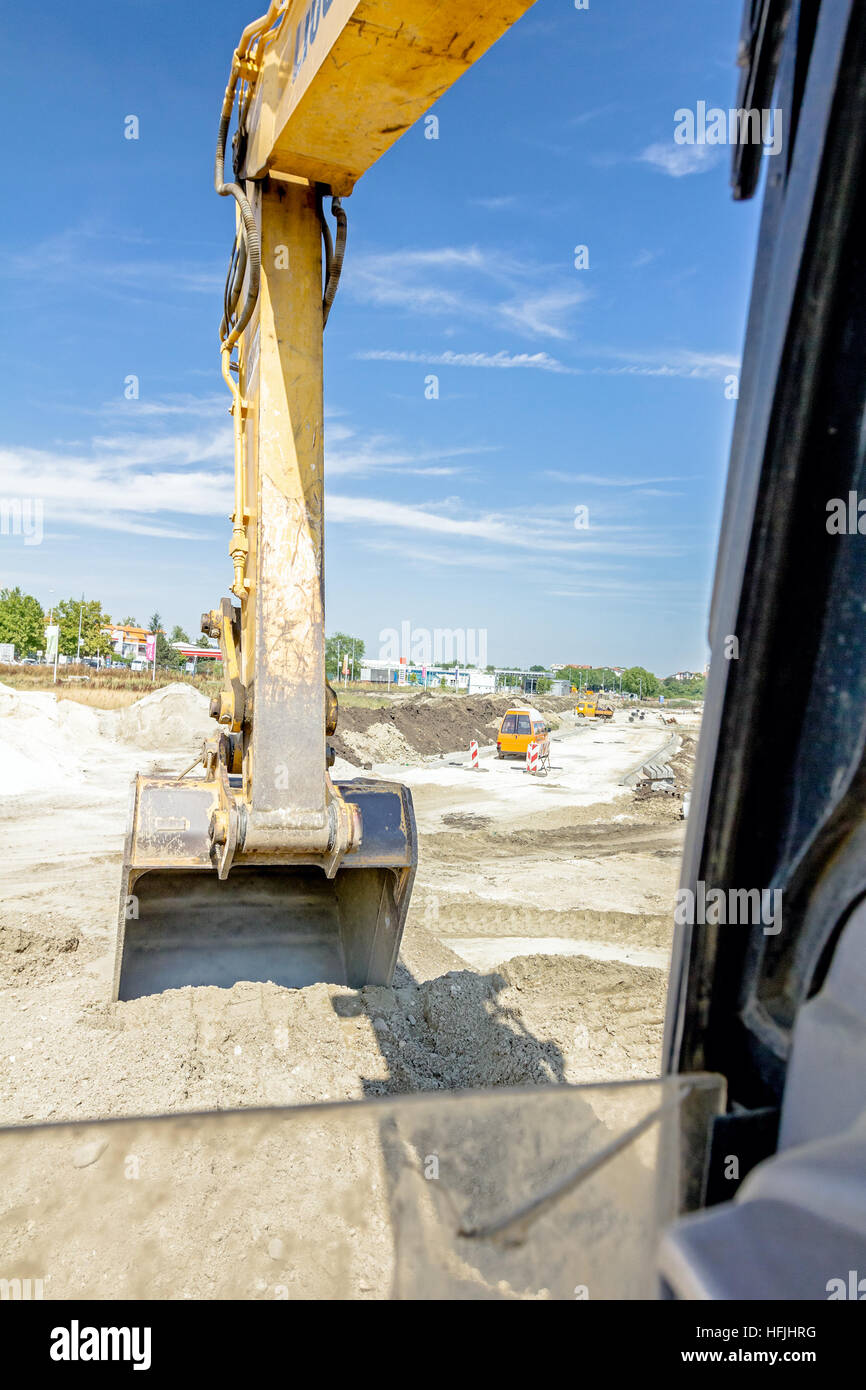 Hydraulic excavators crawler hi-res stock photography and images - Alamy