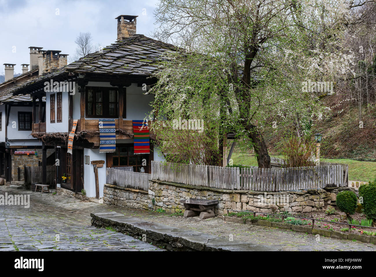 Architectural ethnographic complex Etara, Bulgaria Stock Photo - Alamy
