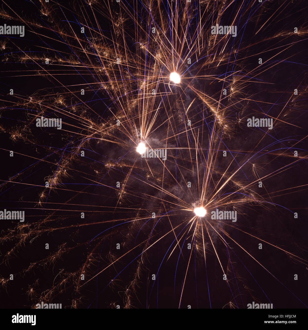 New Year's Eve fireworks explosion Stock Photo - Alamy