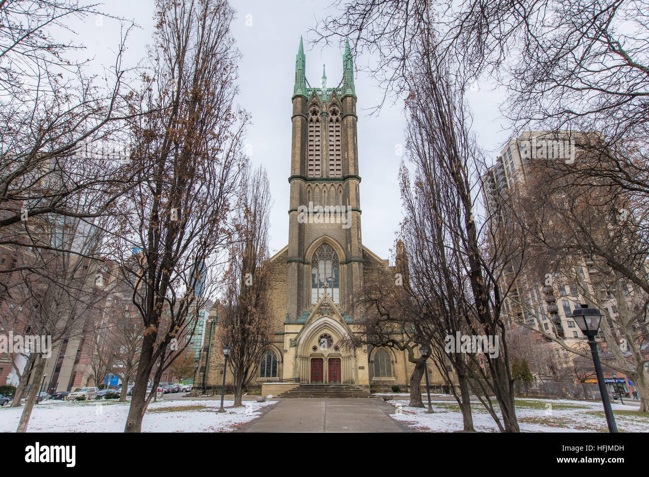 Toronto metropolitan united church queen street east Stock Photo - Alamy