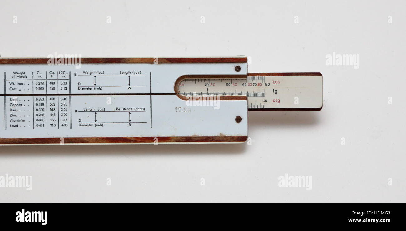 Faber Castell slide rule 1/98 Elektro prestigious students' calculation ...