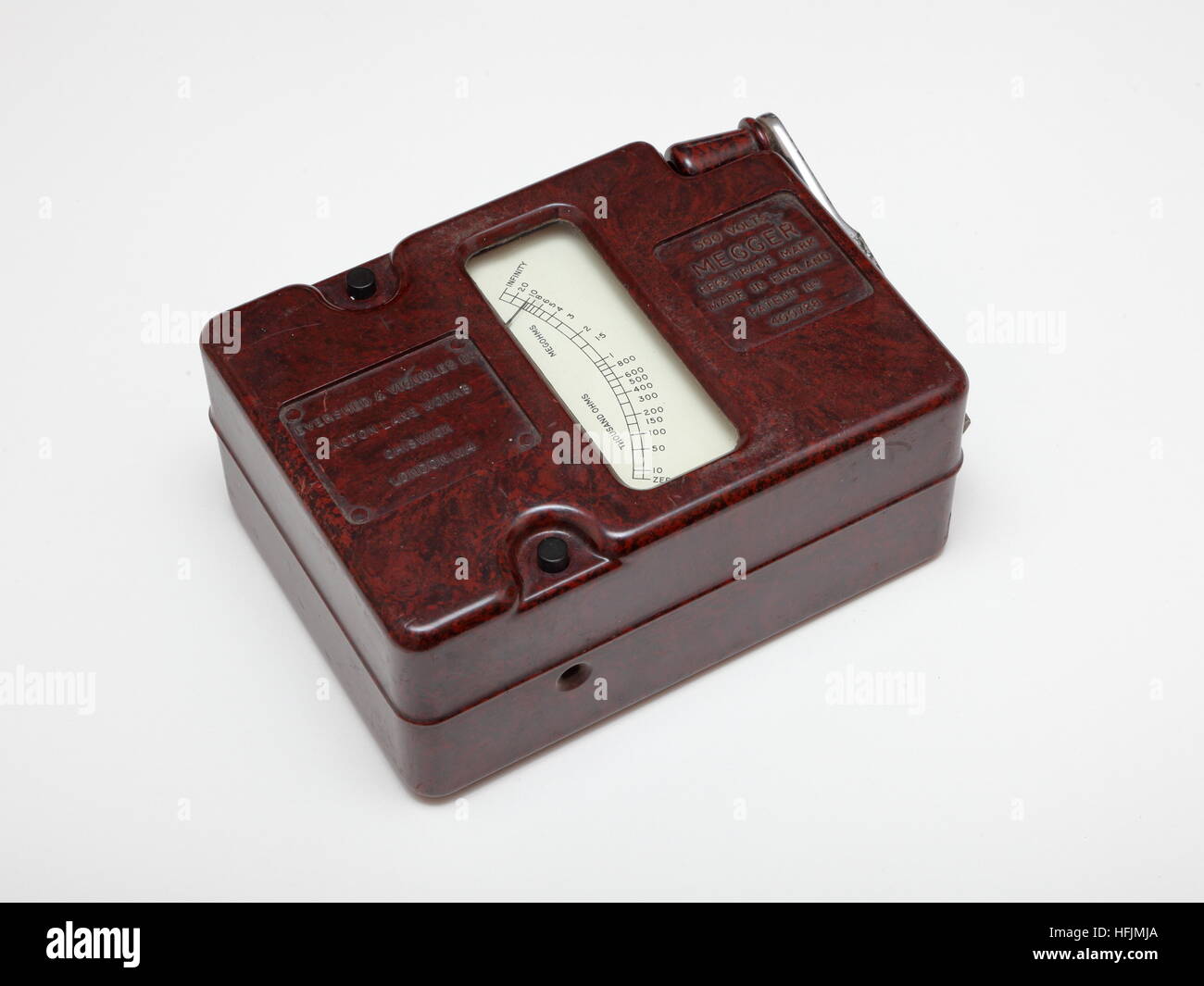 Evershed and Vignoles Megger hand wound high voltage insulation tester ...