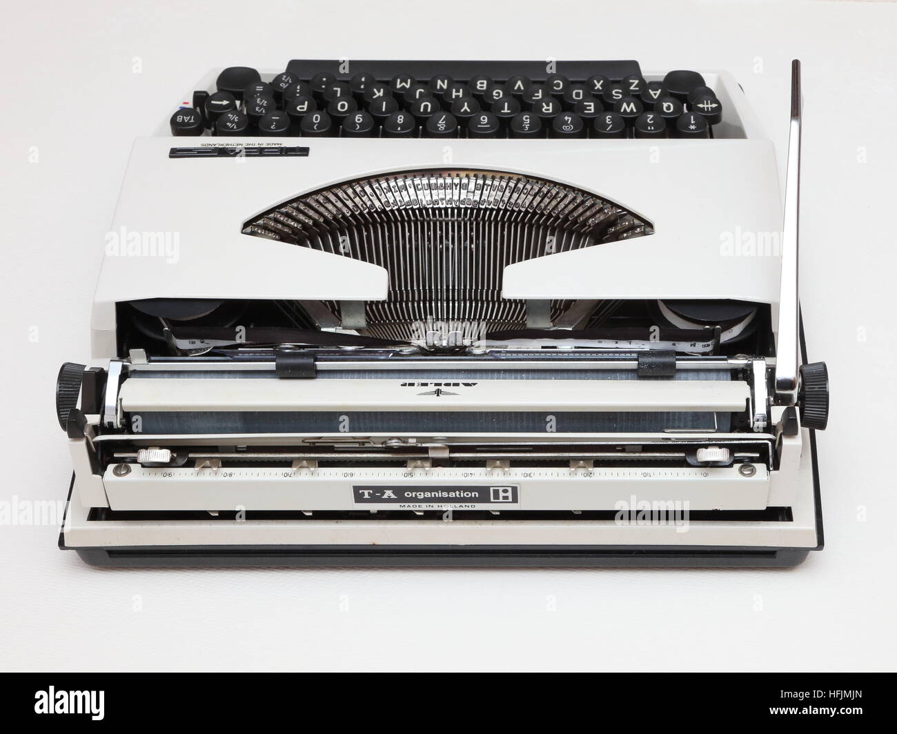 Adler Tippa S portable typewriter showing keys Stock Photo - Alamy