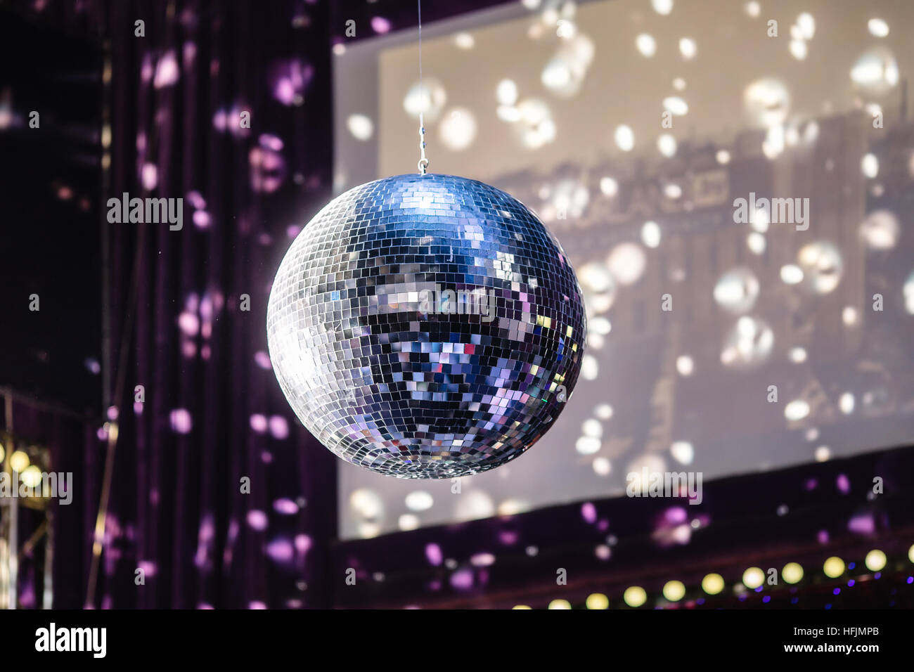 Night club disco ball ceiling hi-res stock photography and images - Alamy