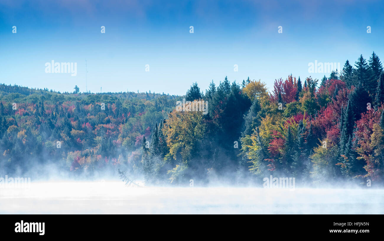Misty fall hi-res stock photography and images - Alamy