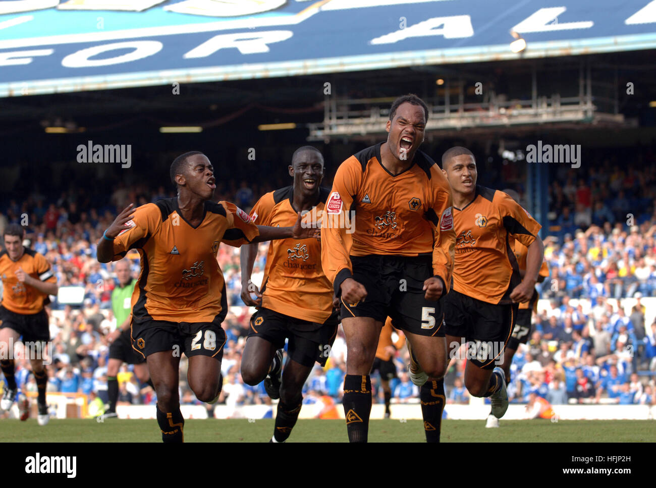Football goal celebration hi-res stock photography and images - Alamy